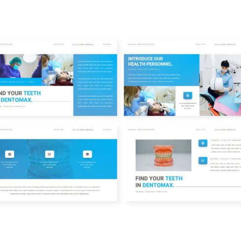 Dentomax - Dental Powerpoint Presentation Template | MasterBundles
