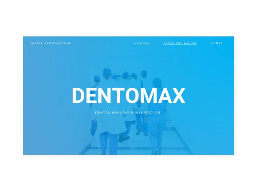 Dentomax - Dental Powerpoint Presentation Template – MasterBundles