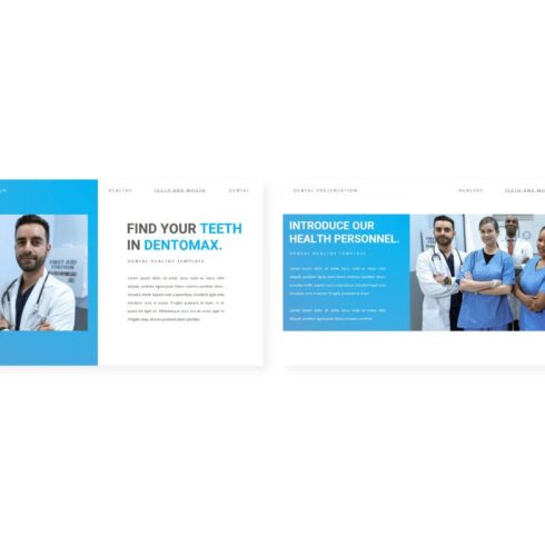 Dentomax - Dental Powerpoint Presentation Template | MasterBundles
