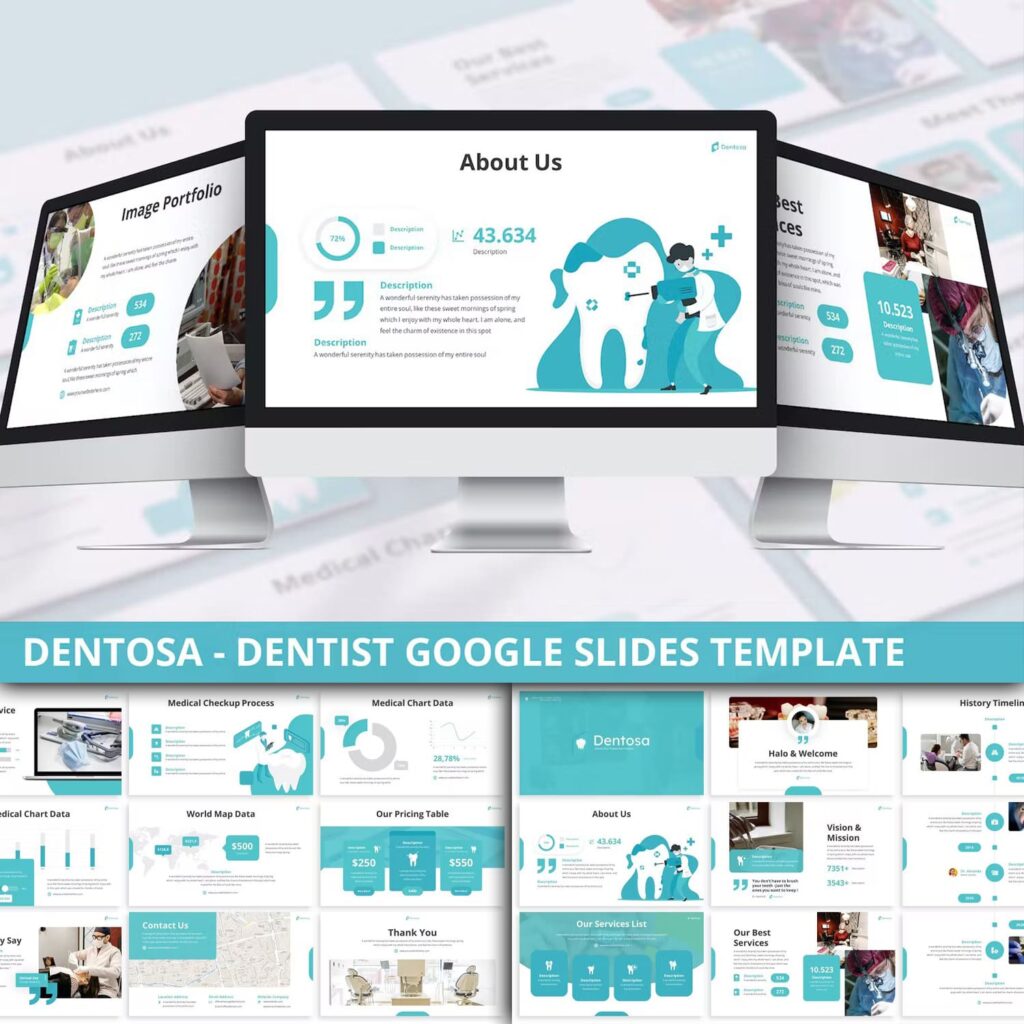 Dental - Dentist Powerpoint Template – MasterBundles