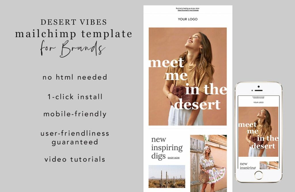 Desert Vibes Email Template – MasterBundles