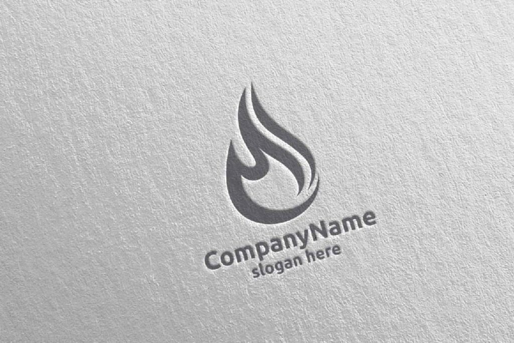 3D Fire Flame Element Logo Design 3 – MasterBundles