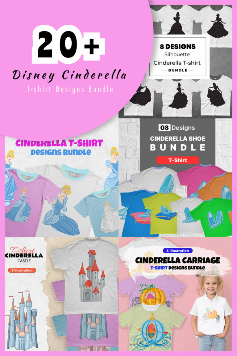 Disney Cinderella T-shirt Designs Bundle – MasterBundles