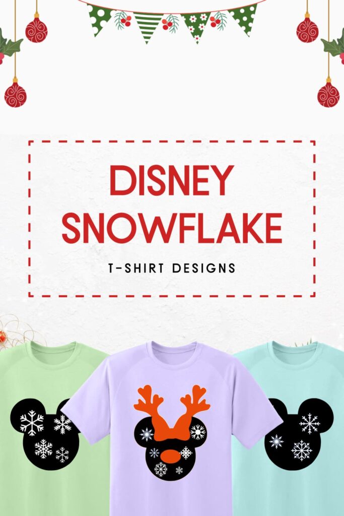 Disney Snowflake SVG T-shirt Designs – MasterBundles