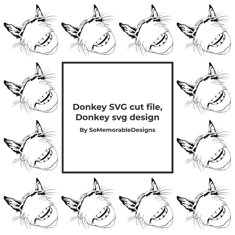 Donkey SVG Vector Design - MasterBundles