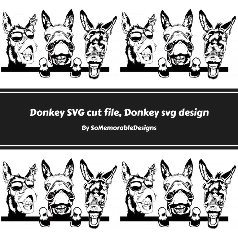 Donkey SVG Vector Design | MasterBundles