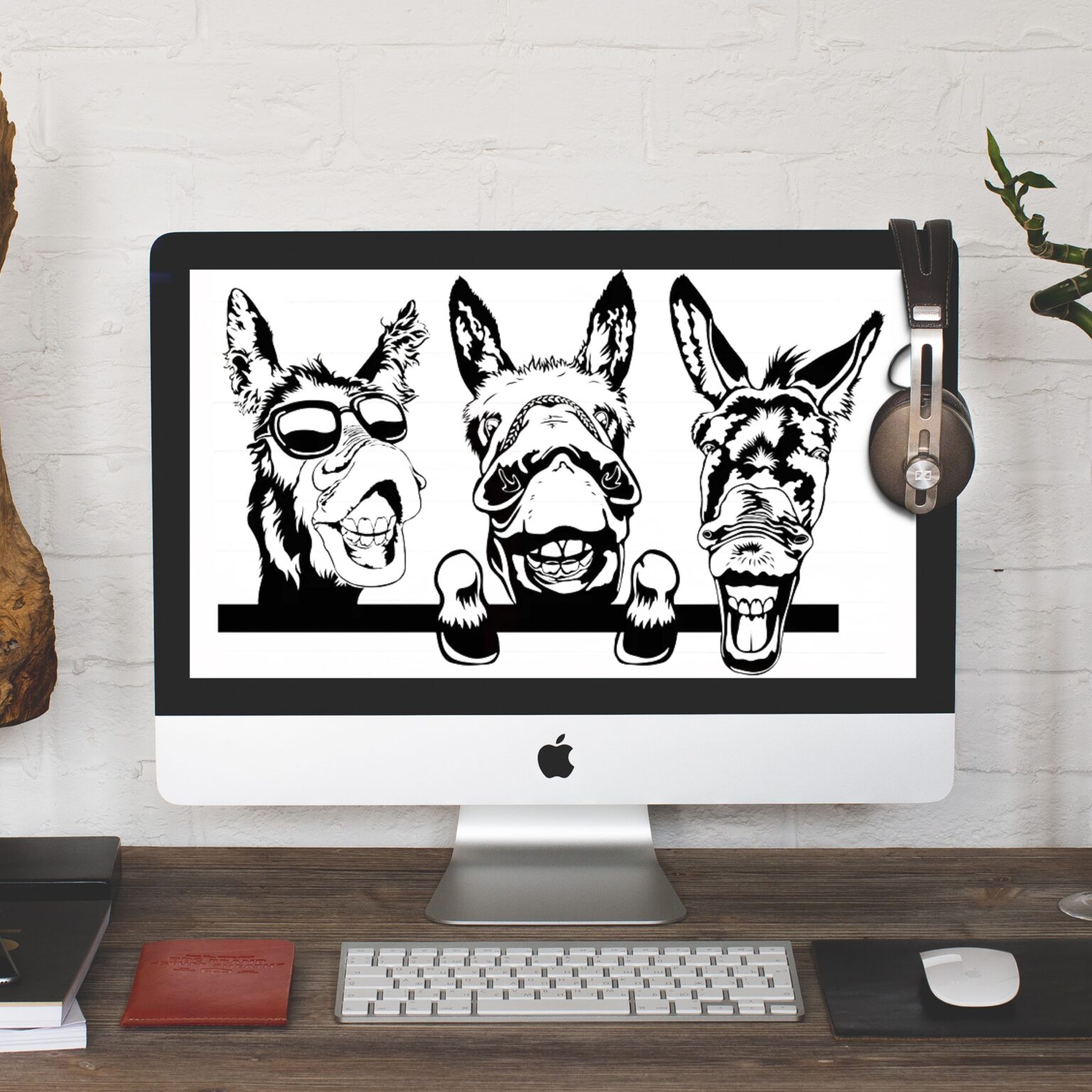 Donkey SVG Cut File – MasterBundles