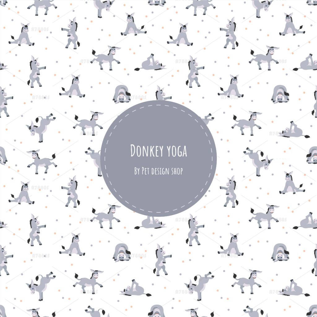 Donkey Yoga Illustrations – MasterBundles