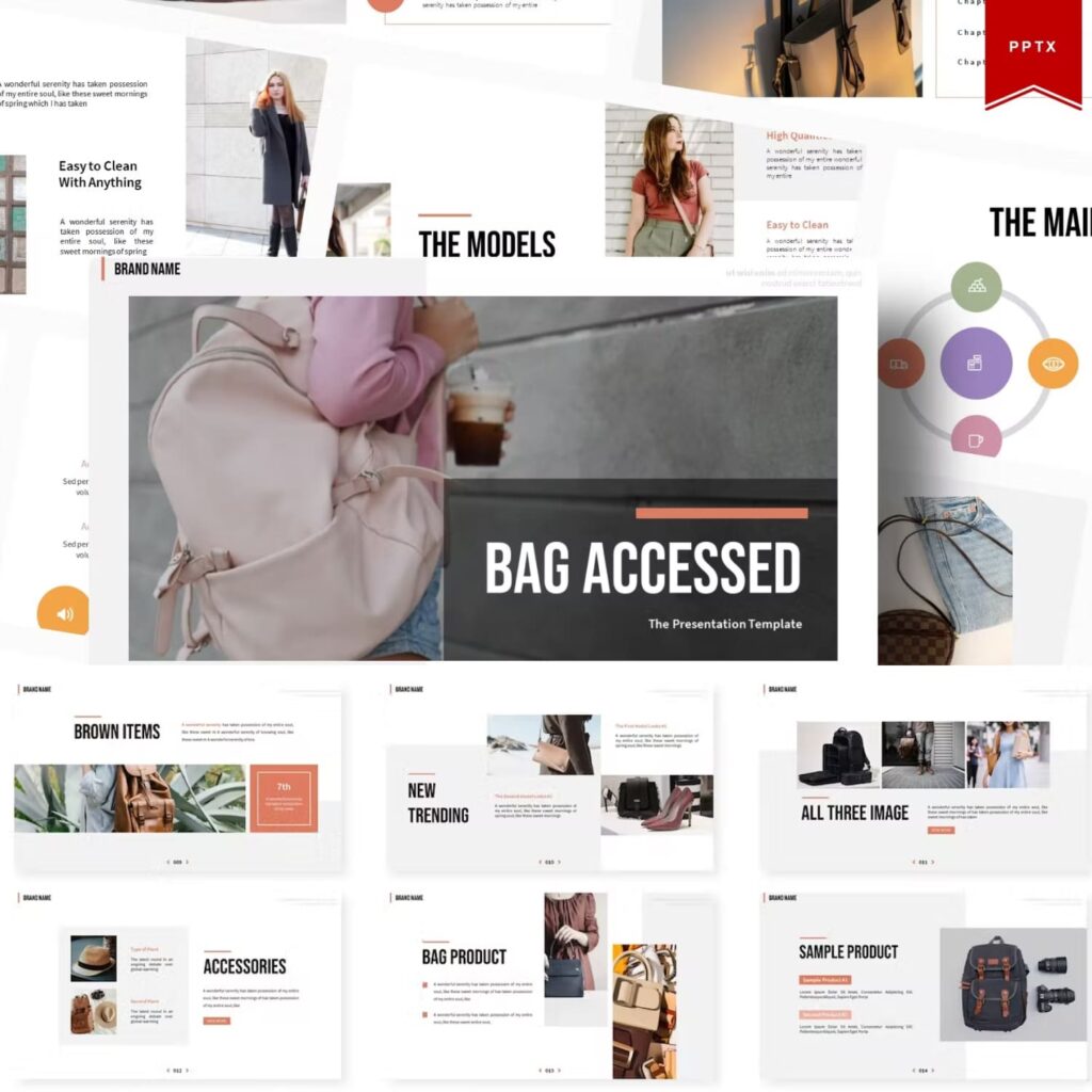Bag Accessed | Powerpoint Template – MasterBundles