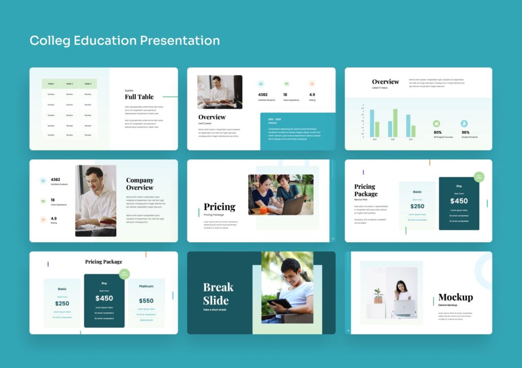 Colleg – Education PowerPoint Presentation Template – MasterBundles