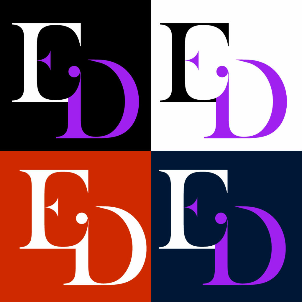 ED Letter Logo - MasterBundles