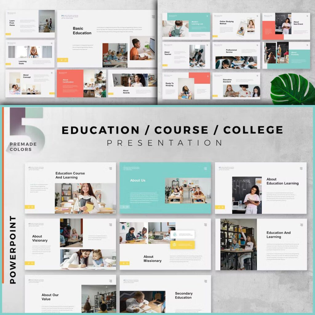 Education & College Presentation Slide – MasterBundles