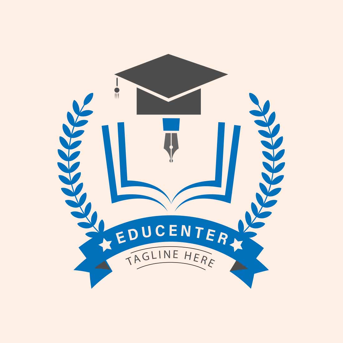 EDUCENTER,School logo,University logo design,college logo design - MasterBundles