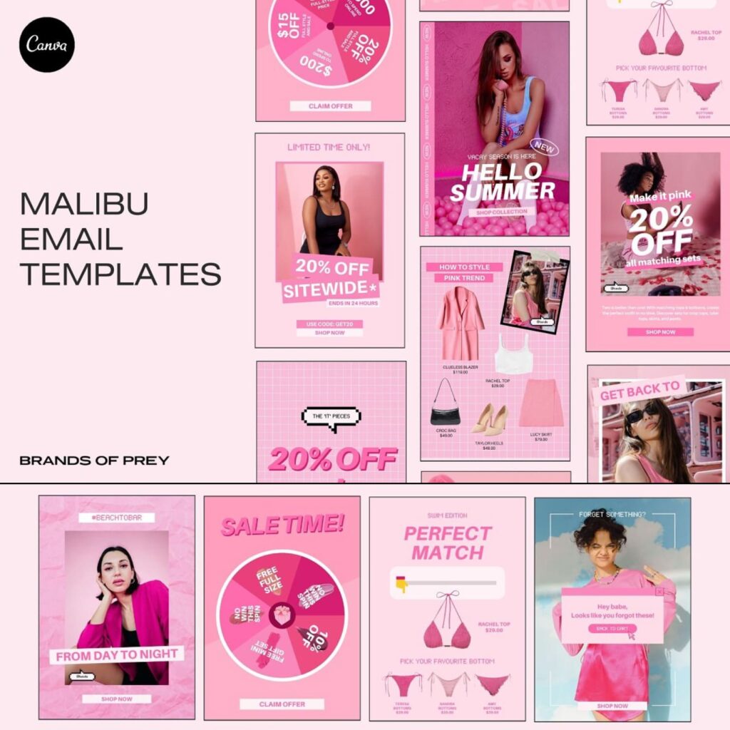 Email Marketing Bundle For Canva Masterbundles