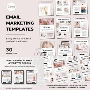 Email Marketing Canva Templates – MasterBundles