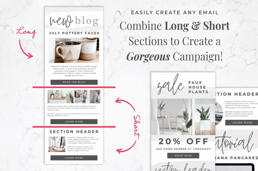 Email Marketing Template Canva Set – MasterBundles