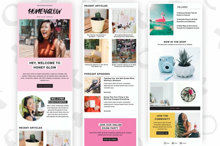 Newsletter Template Mailchimp – MasterBundles