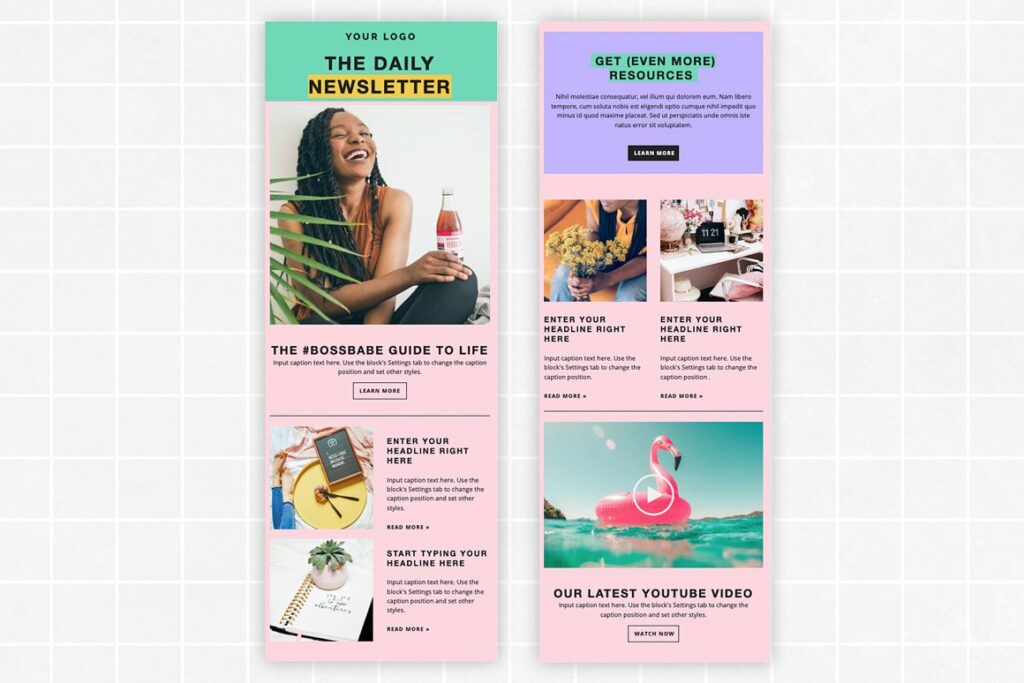 Email Newsletter Mailchimp Template – MasterBundles