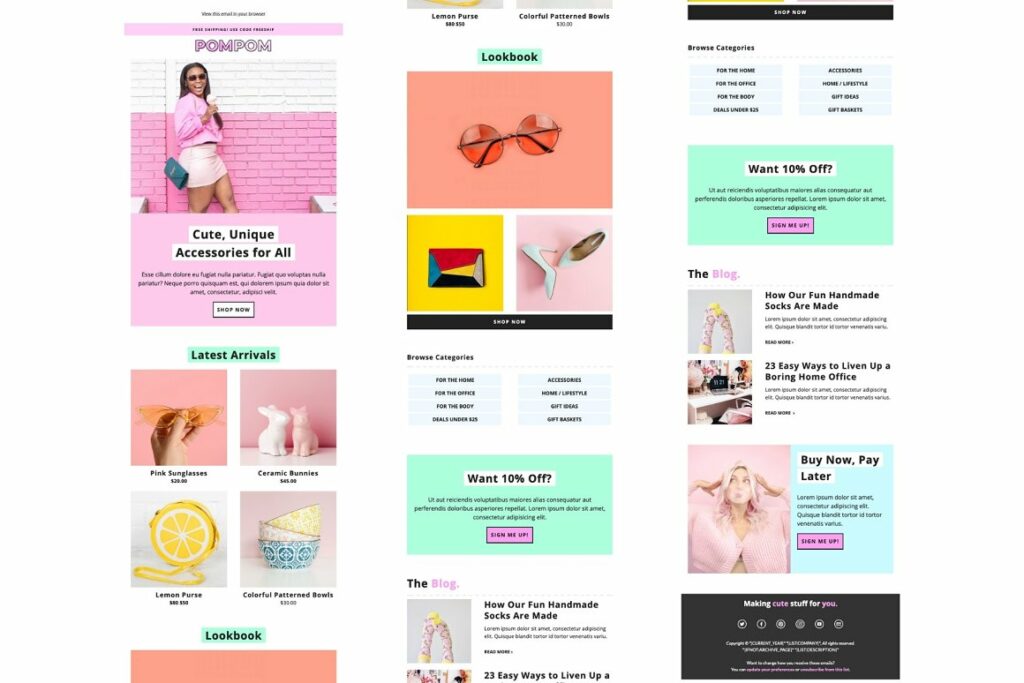 Mailchimp Newsletter Email Template – MasterBundles