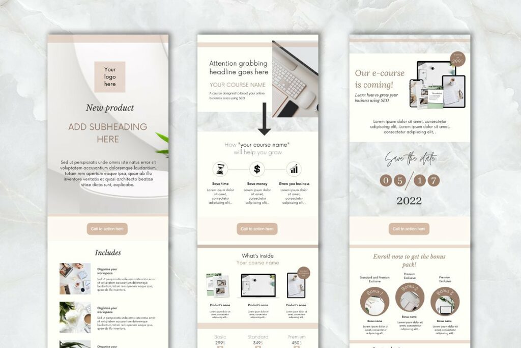 Email Newsletter Template Mailchimp – MasterBundles