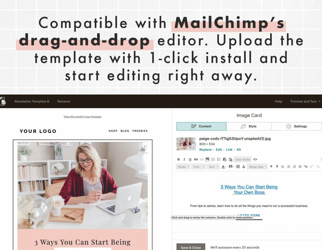 Email Newsletter Template Mailchimp – MasterBundles