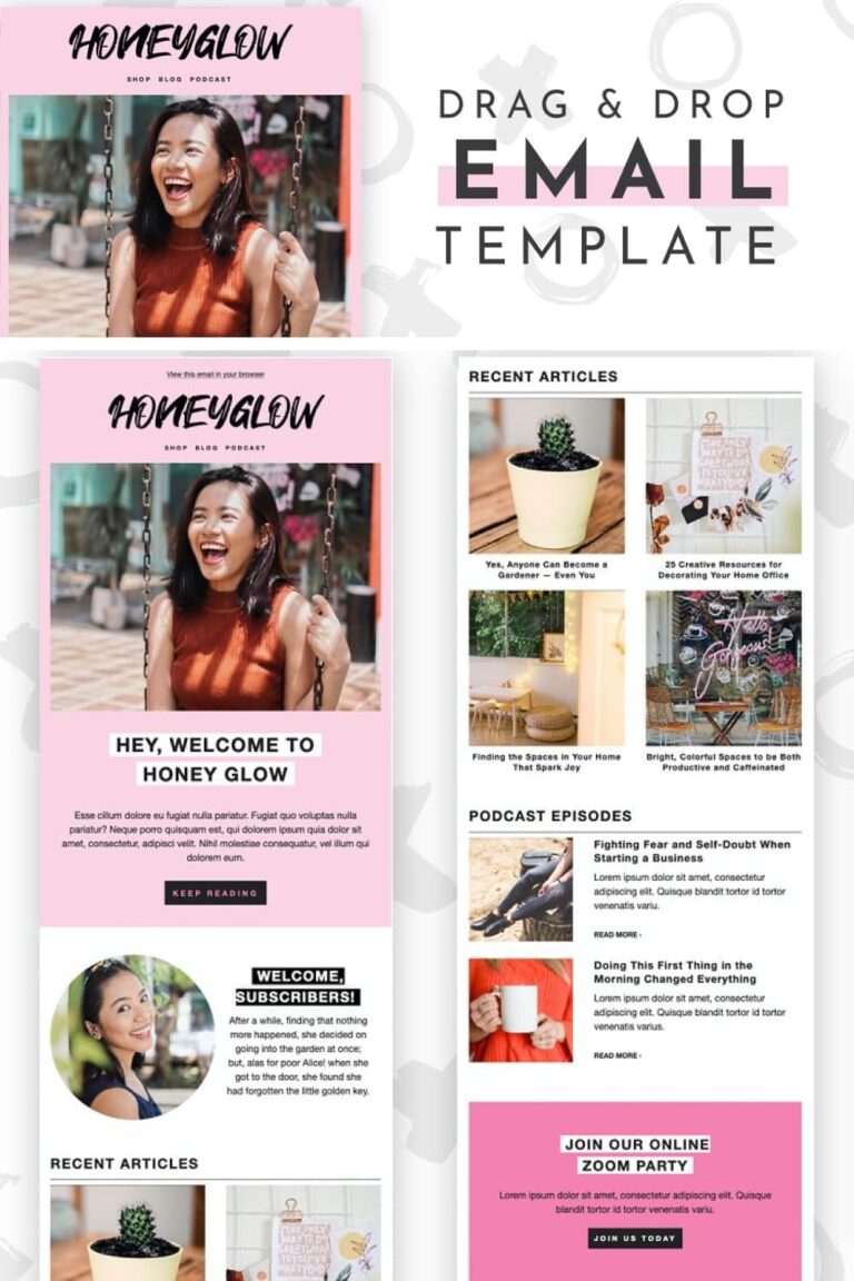 Newsletter Template Mailchimp – MasterBundles