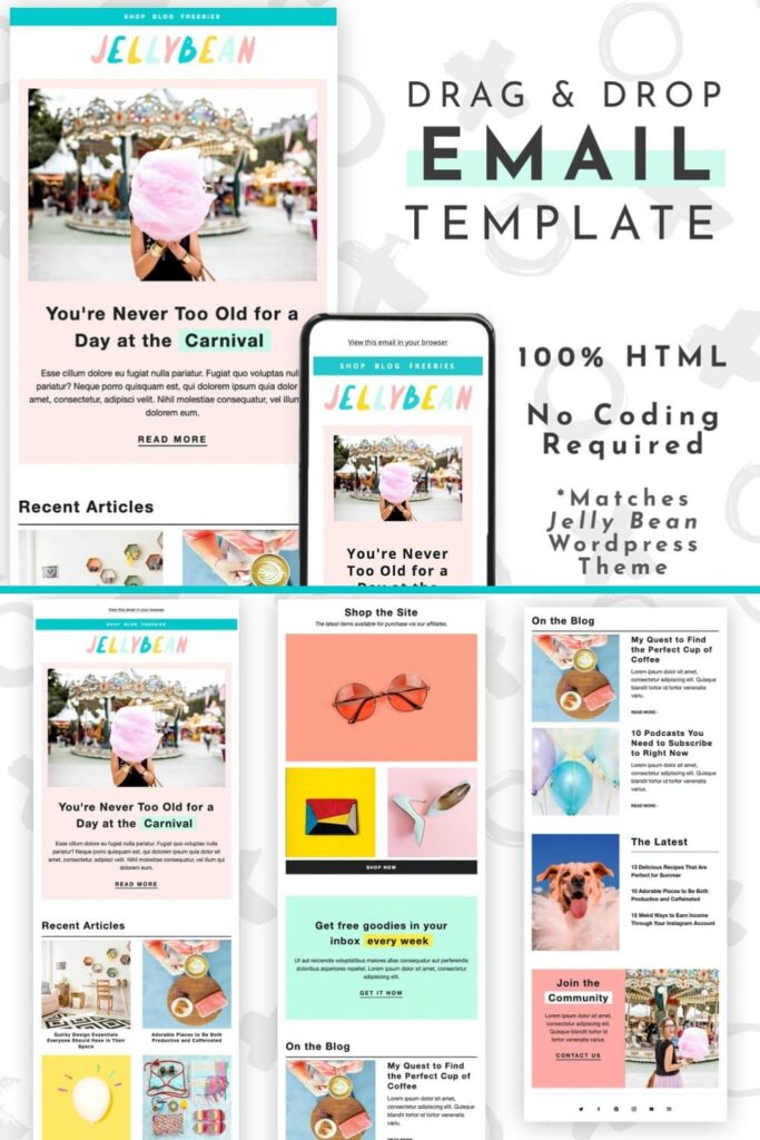 Mailchimp Email Newsletter Templates – MasterBundles