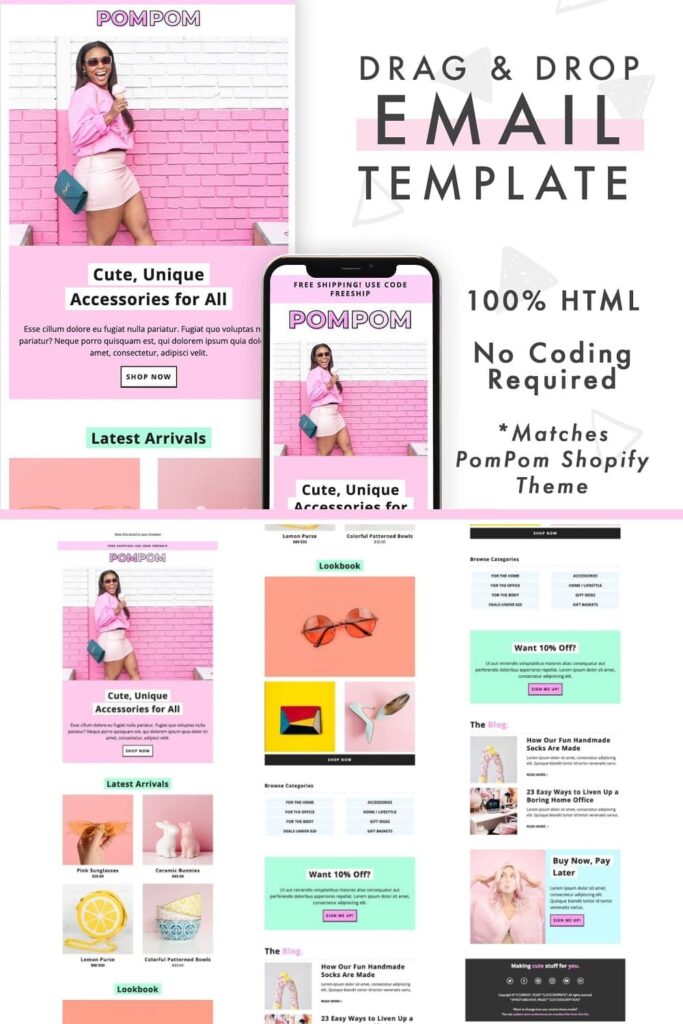 Mailchimp Newsletter Email Template – MasterBundles
