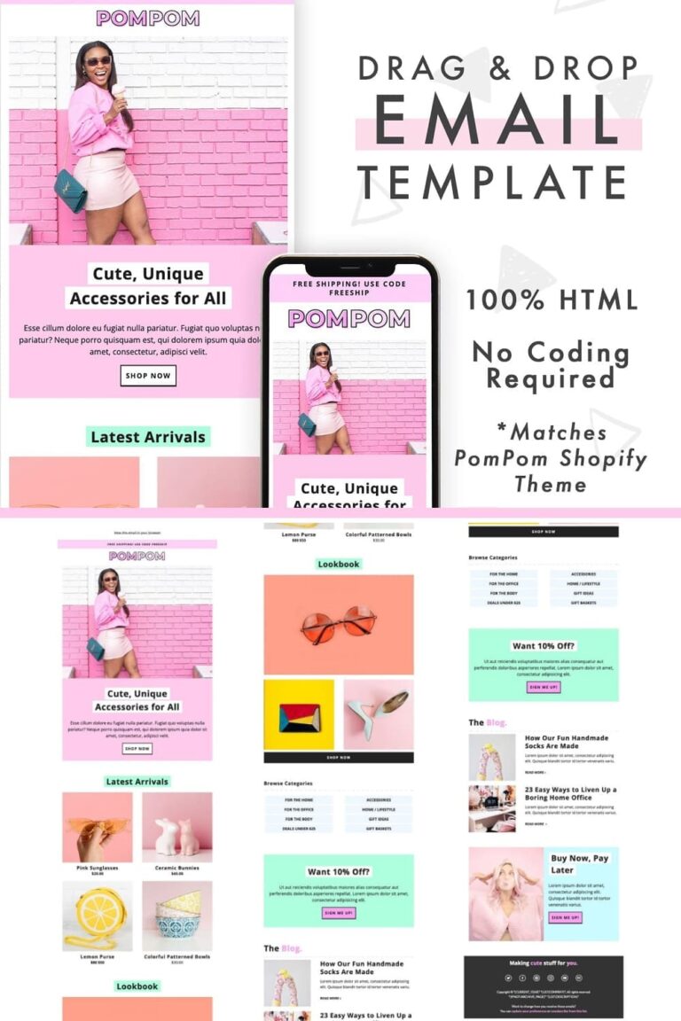Mailchimp Newsletter Email Template – MasterBundles