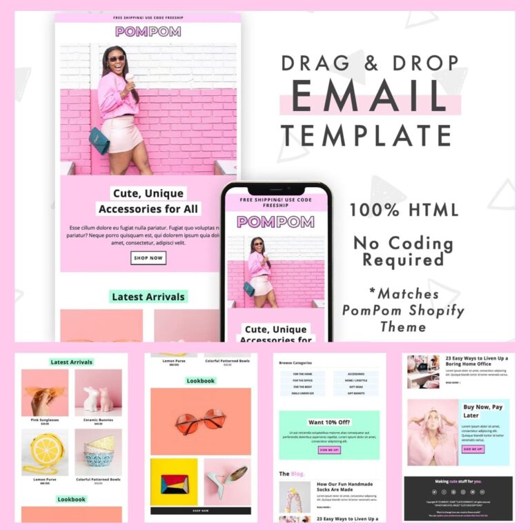 Mailchimp Newsletter Email Template – MasterBundles