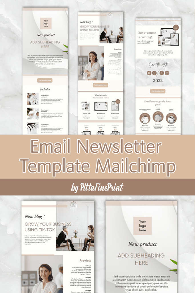 Email Newsletter Template Mailchimp – MasterBundles