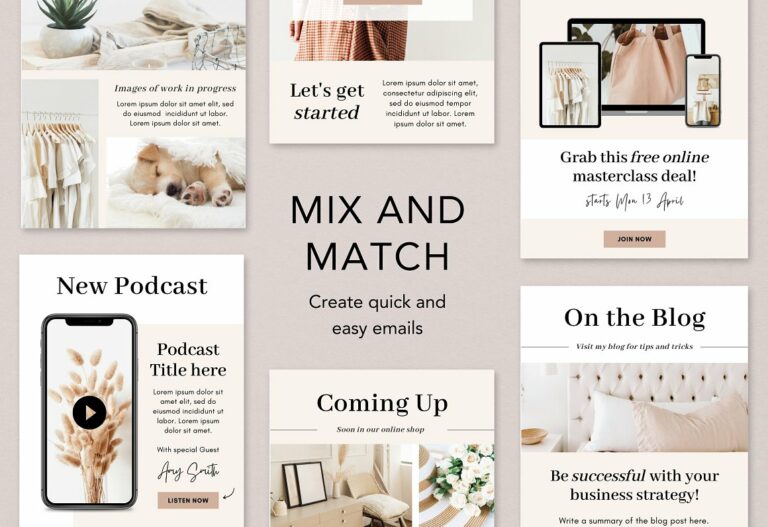 Canva Email Newsletter Templates – MasterBundles
