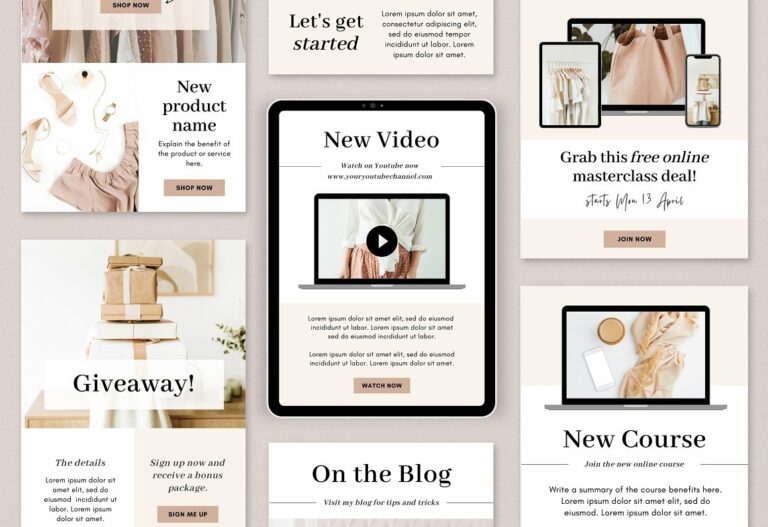 Canva Email Newsletter Templates – MasterBundles