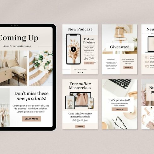 Canva Email Newsletter Templates | MasterBundles