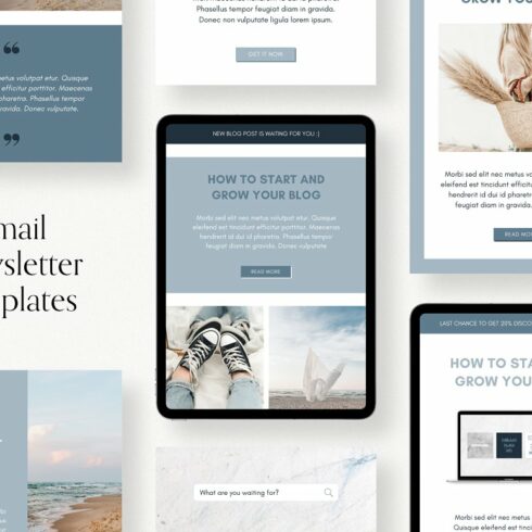 Email Newsletter Templates For Canva – MasterBundles