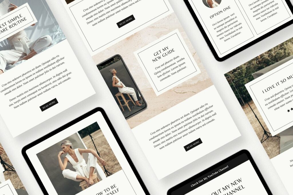 Email Newsletter Templates Canva – MasterBundles