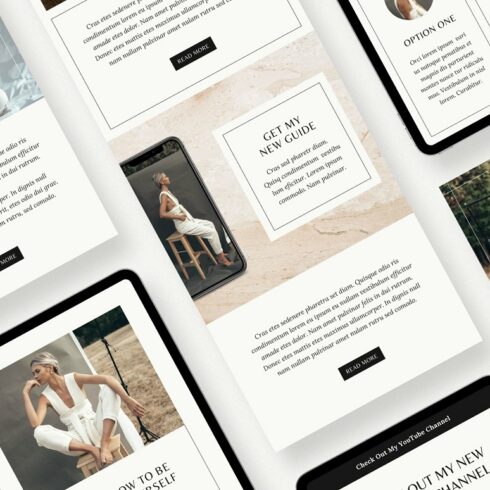 Email Newsletter Templates Canva | Master Bundles