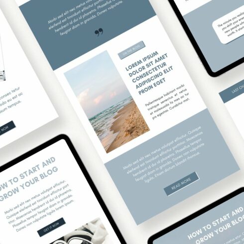 Email Newsletter Templates For Canva – MasterBundles