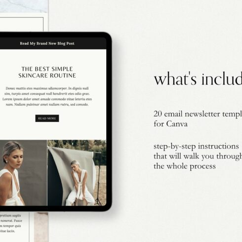 Email Newsletter Templates Canva | Master Bundles