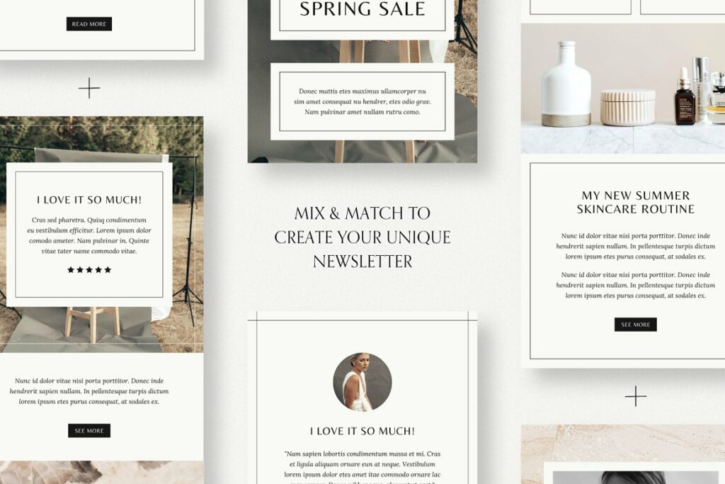Email Newsletter Templates Canva – MasterBundles