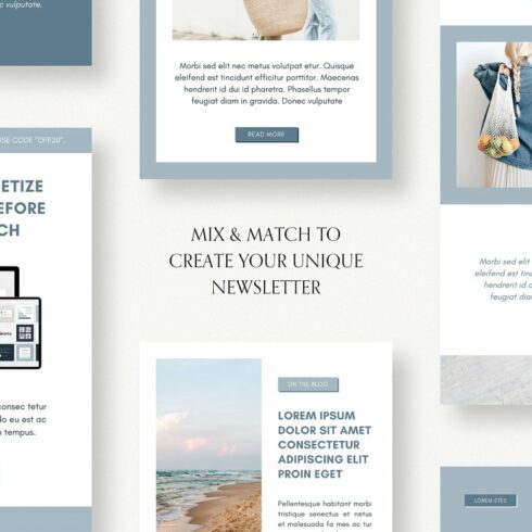 Email Newsletter Templates For Canva – MasterBundles