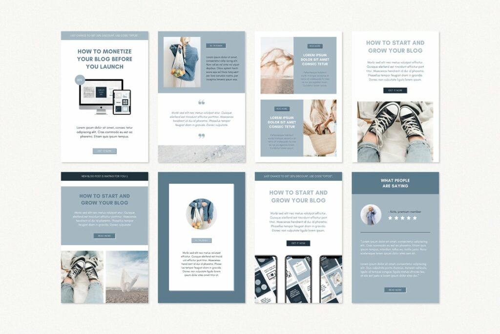 Email Newsletter Templates For Canva – MasterBundles