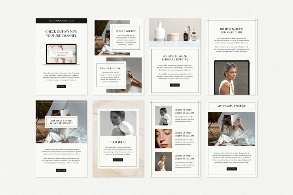 Email Newsletter Templates Canva – MasterBundles