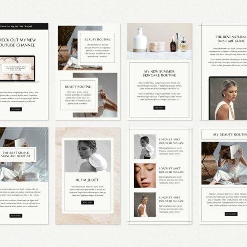Email Newsletter Templates Canva | Master Bundles