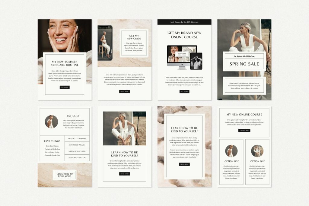Email Newsletter Templates Canva – MasterBundles