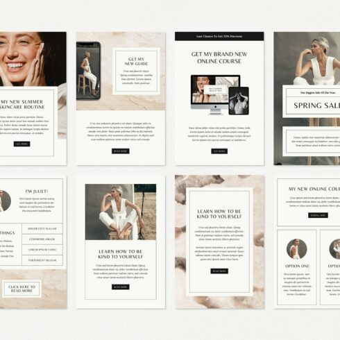 Email Newsletter Templates Canva | Master Bundles