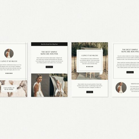 Email Newsletter Templates Canva | Master Bundles