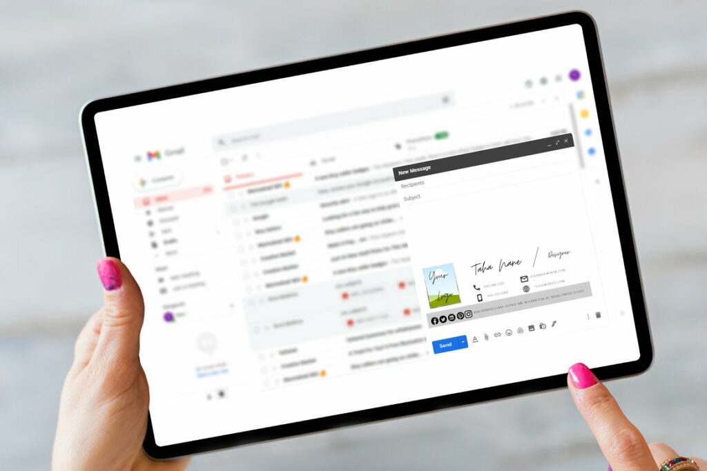 Email Signature Canva Template – MasterBundles