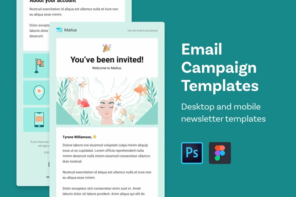Email Templates (Profile And Welcome) – MasterBundles