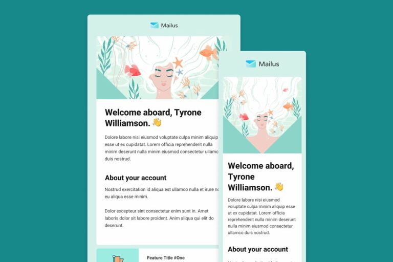 Email Templates (Profile And Welcome) – MasterBundles